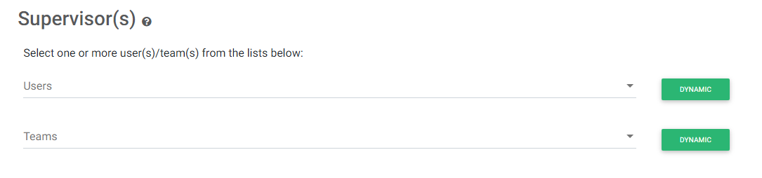 Materials, Supervisor(s) and Execution Name – EcoDocs Help Center
