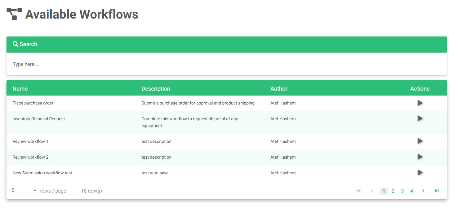 Starting workflows – EcoDocs Help Center